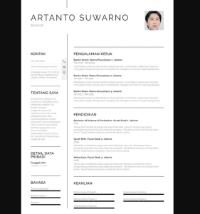 Contoh CV Pegawai Bank Agar Lebih Mudah Diterima Kerja
