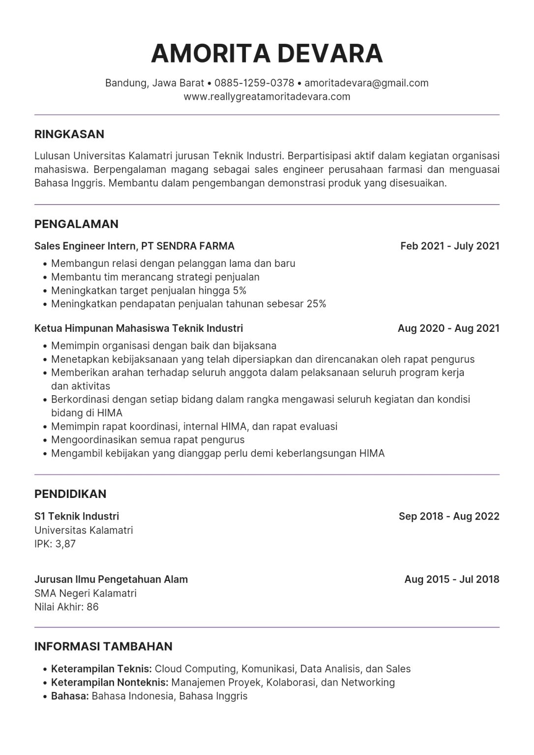 Cara Membuat CV ATS Friendly yang Mudah dan Praktis