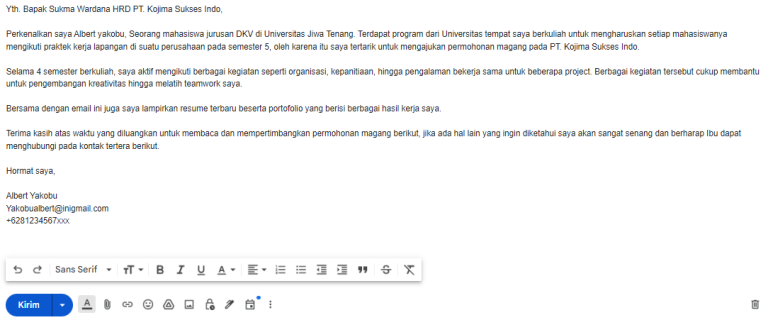 15 Contoh Body Email Lamaran Kerja yang Baik dan Benar